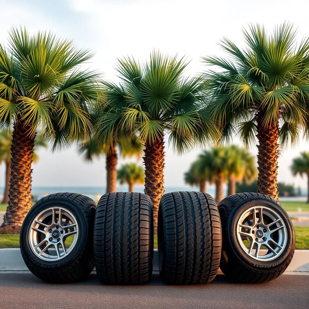 New tire sales with California setting